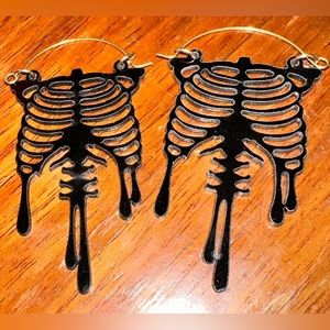 Jewelry | Dripping Ribs Ribcage Spinal Cord Skeleton Gothic Creepy ...